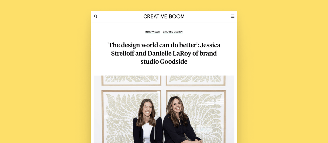 Goodside → A full-service brand studio
